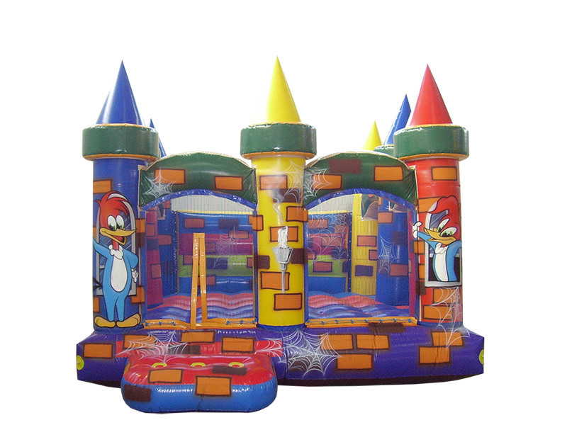 Castelo Inflável EURO 107 Médio - 4m x 4m x 3,2m – Europlay Brinquedos