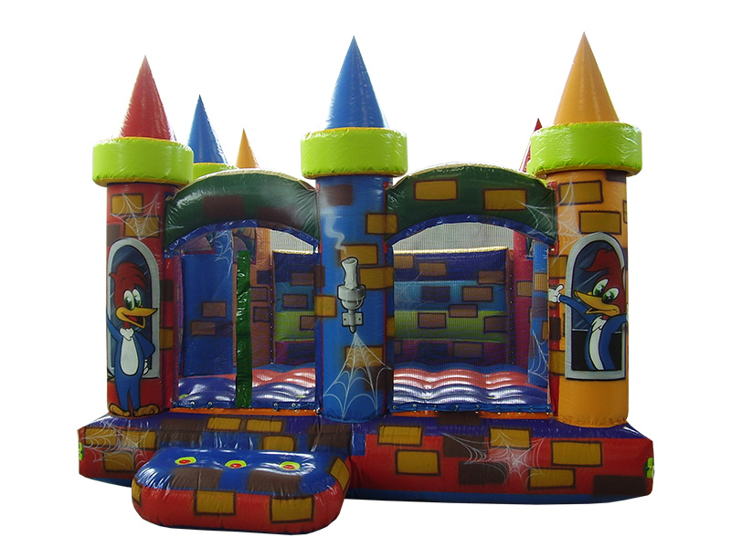 Castelo Inflável EURO 107 - 5m x 5m x 3,2m – Europlay Brinquedos